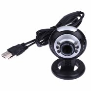 onn. Webcam with Ring Light w/3 LED Levels, Autofocus, Built-in ...