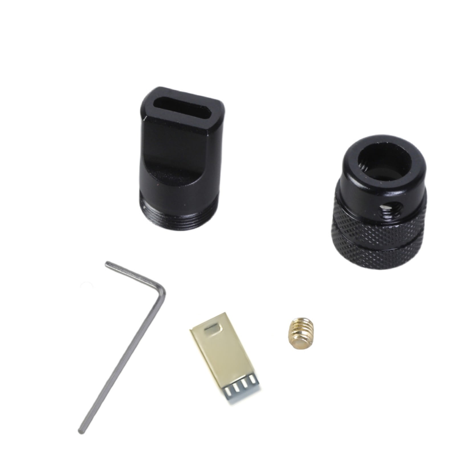 USB 5Pin Male Solder Connector Aluminum Shell Mobile Phones Tablets ...