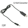USB 5V to 12V Boost Step Up Power Supply Cable Converter Interface 5.5 ...