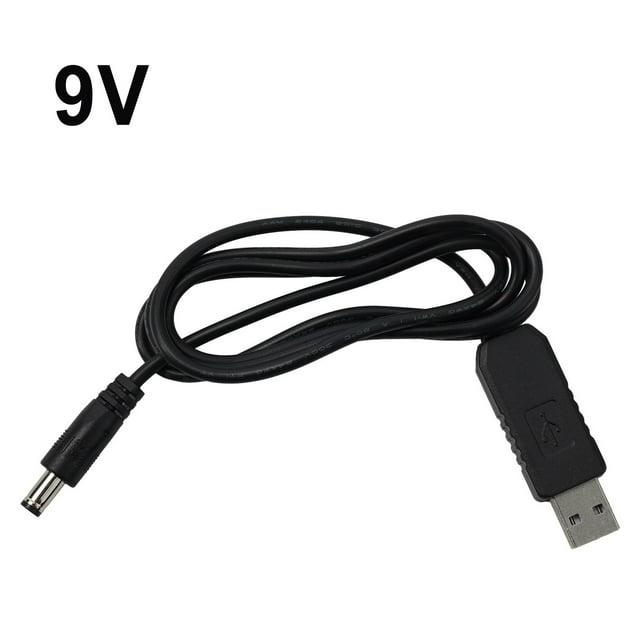 USB 5V to 12V Boost Step Up Power Supply Cable Converter Interface 5.5 ...