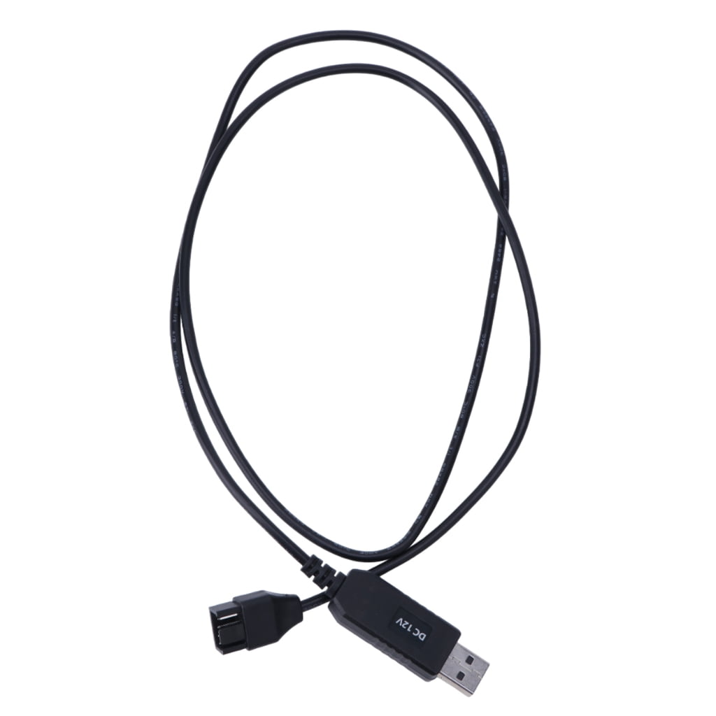 USB 5V to 12V Fan Cable Adapter Usb To Small 4pin Chassis Heatsink ...