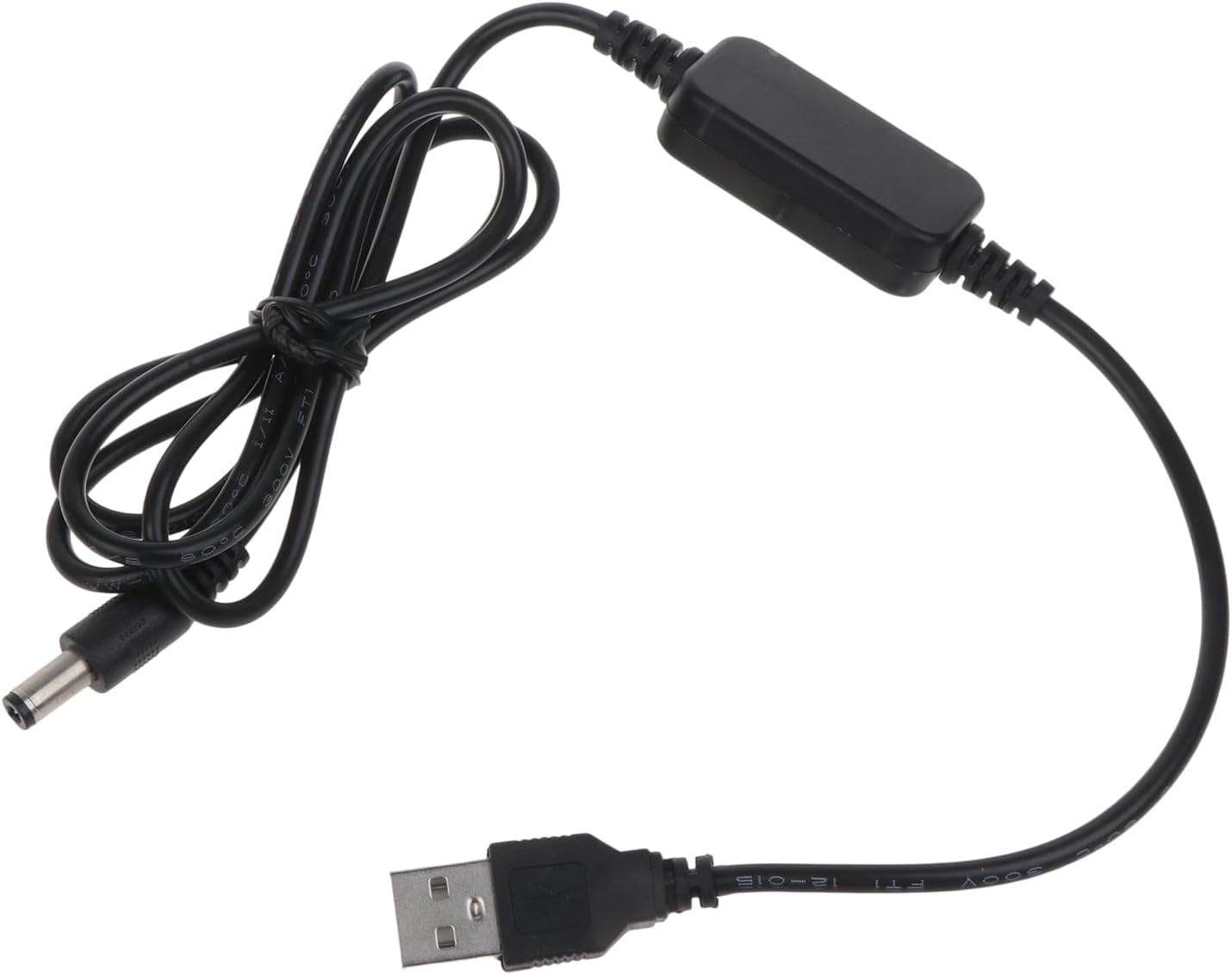 USB 5V to 12V Step Up Cable Module Voltage Converter 5.5x2.1mm Male ...