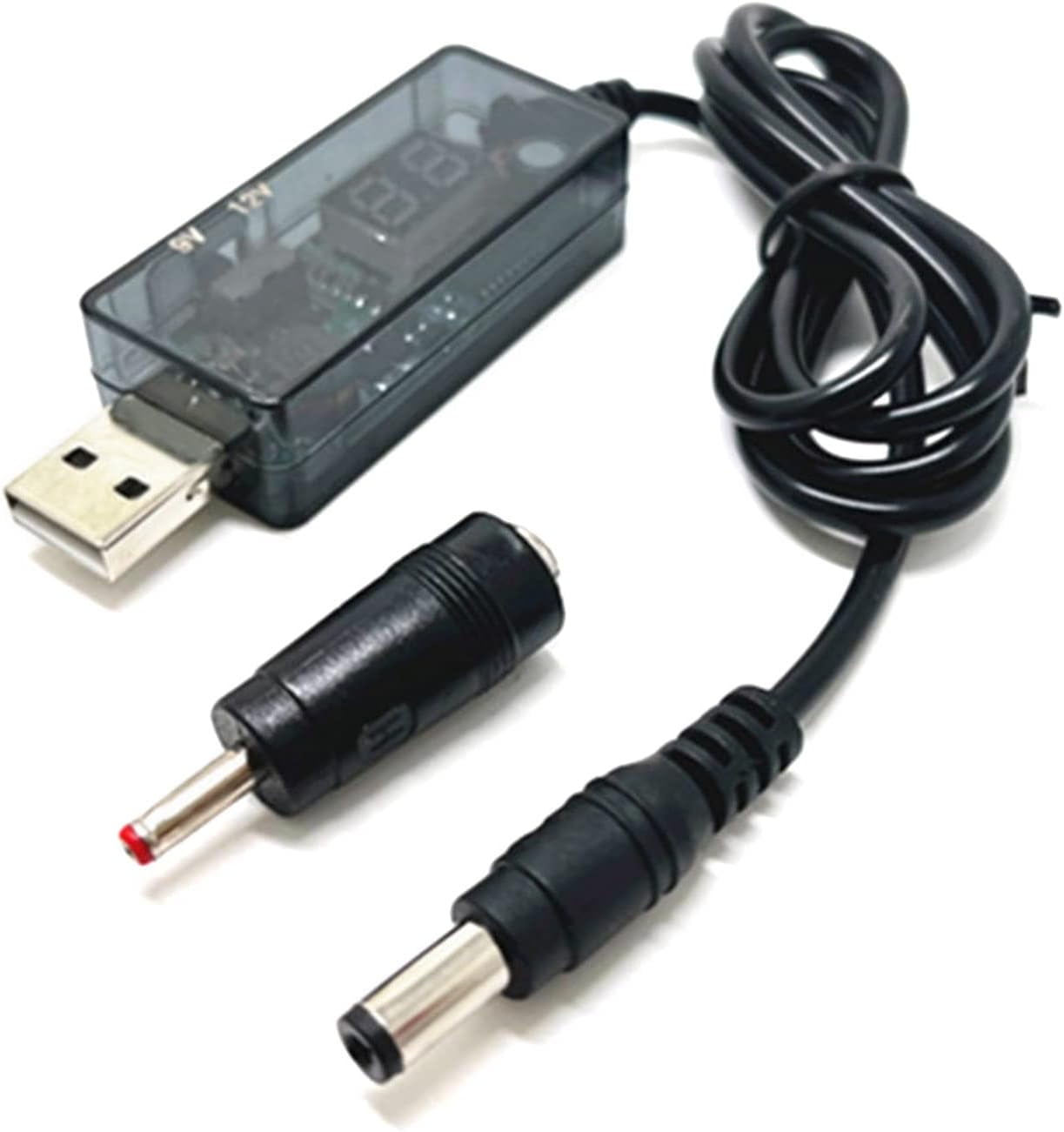 USB 5V to 9V 12V DC5.5mm 3.5mm Power Boost-Line Step UP Module USB ...