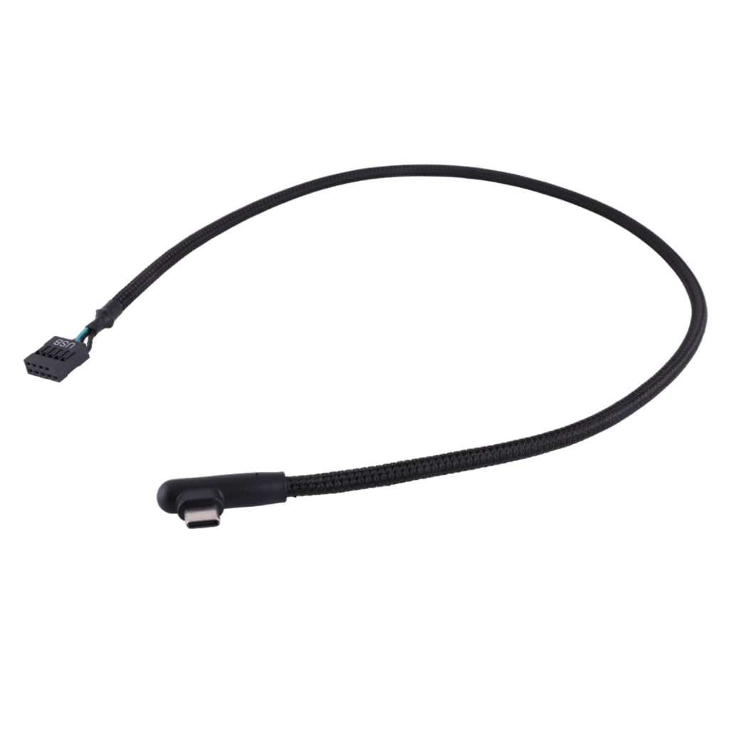 USB 9Pin to Type C Cable Anti interference Shielding Mesh Line Enhances ...