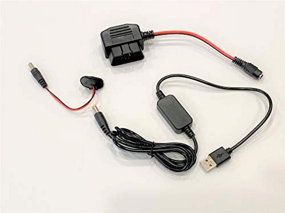 USB/9V Powered OBD Connector Memory Saver for Vehicle Battery ...