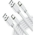 USB A to USB C Charger Cable 16.5FT (2 Pack),Long Flat Type-A 2.0 to ...