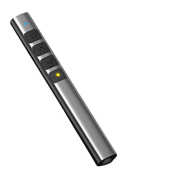 USB A/C Rechargeable Presentation Remote with Red Light,Wireless ...