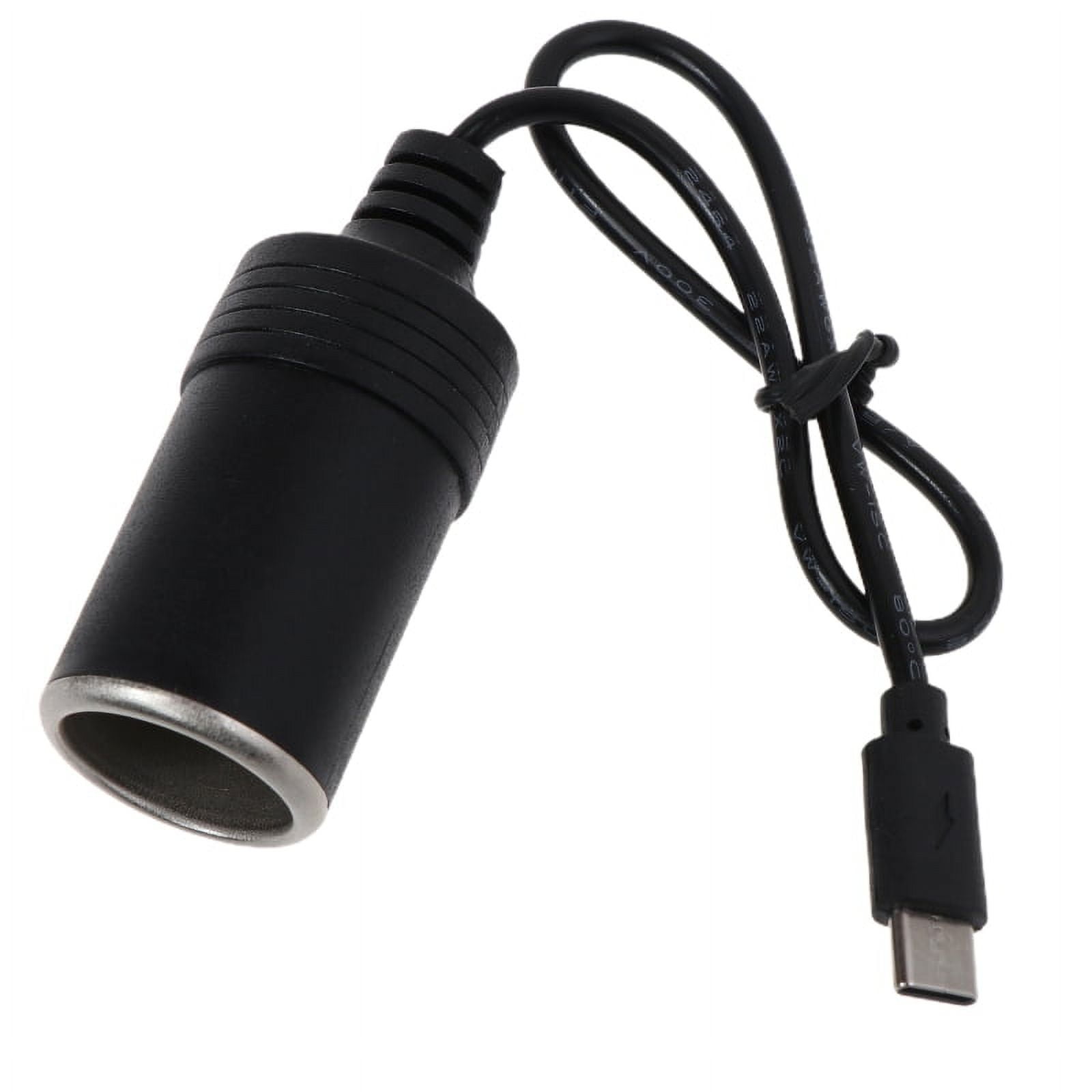 WINDLAND USB A Male to 12V Car Cigarette lighter Socket Female ...