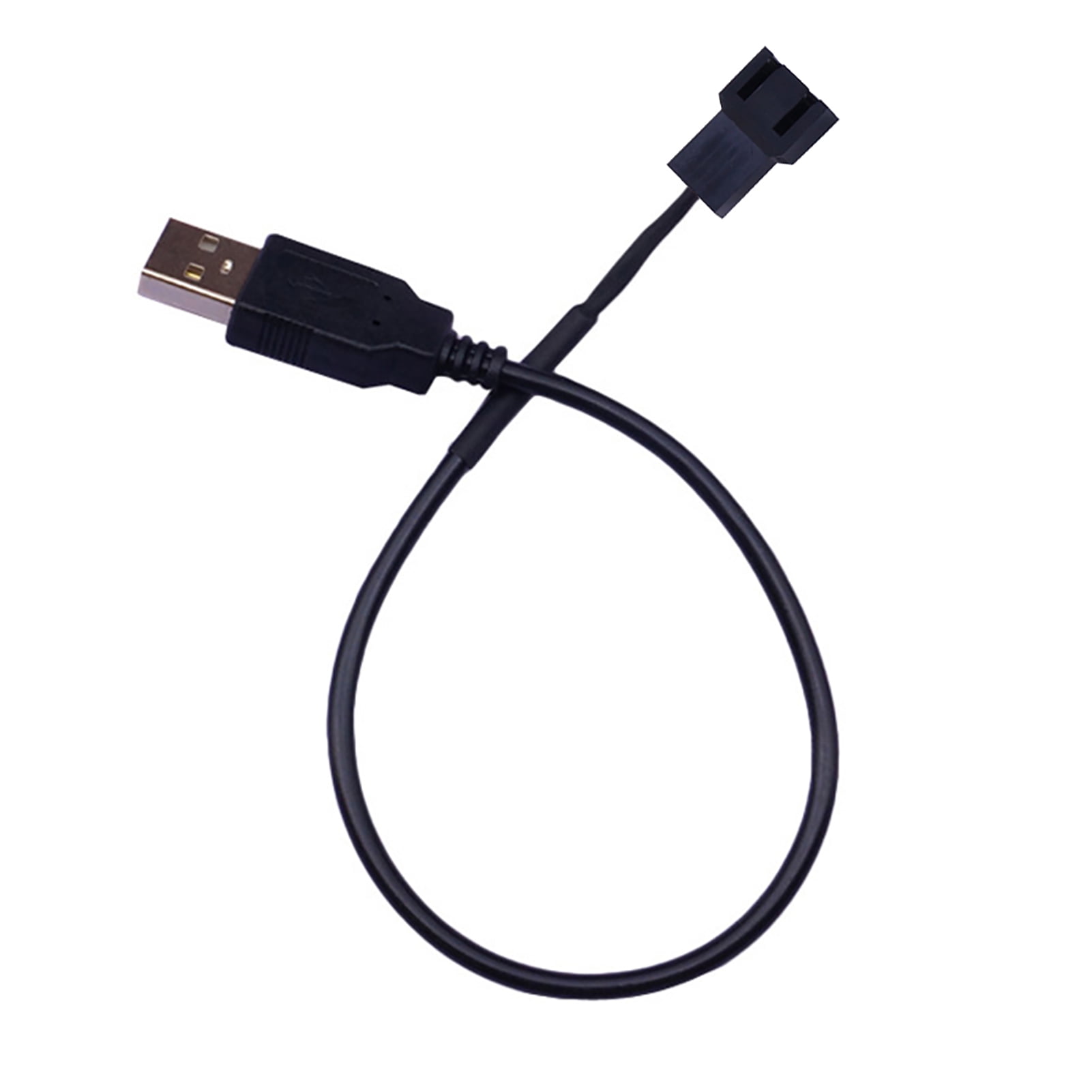 USB A Male to 2 Pin Case Fan Adapter Connector Cable for PC Desktop ...