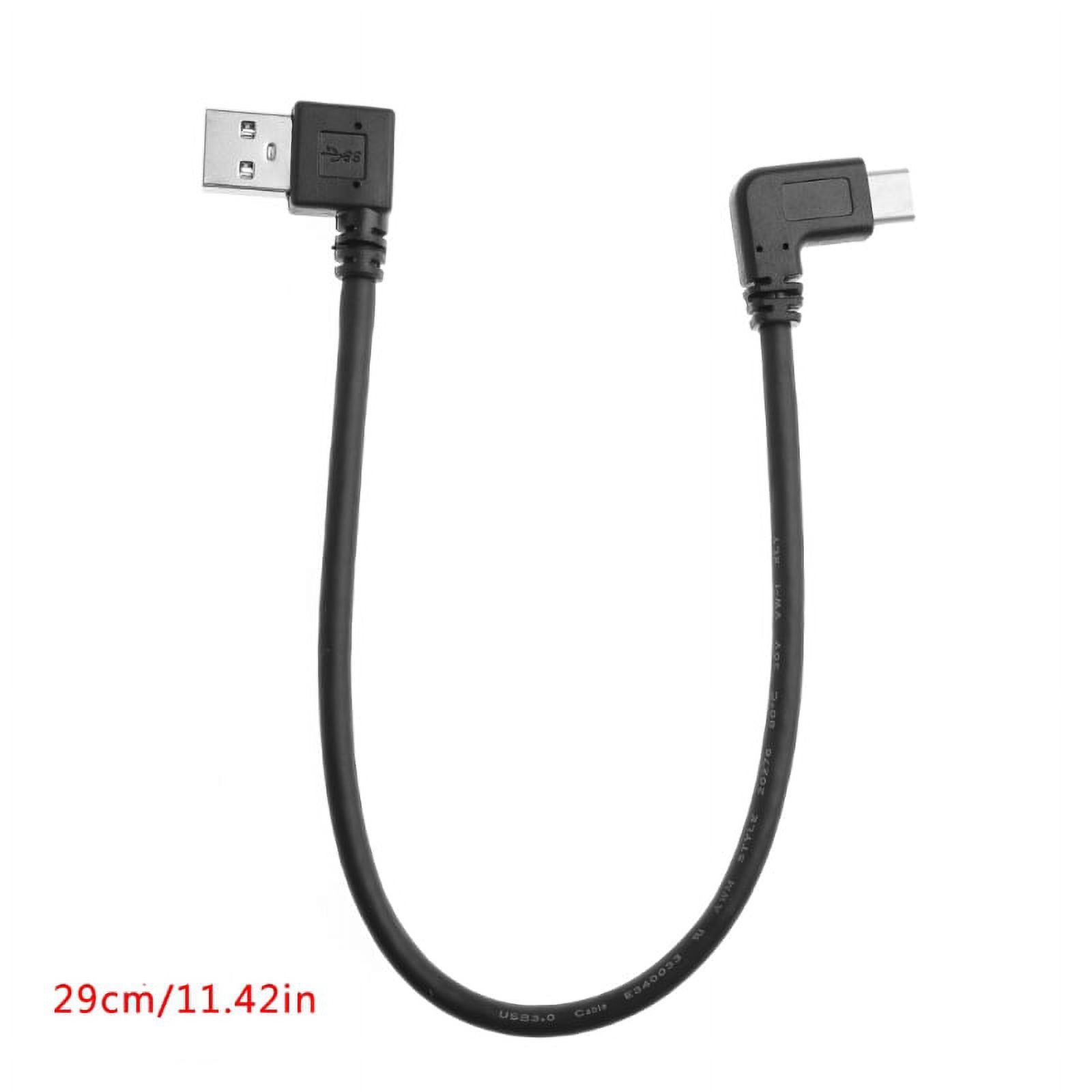 USB A To USB3.1 Type C Left/Right Angle 90 Degree Male To Male Adapters ...