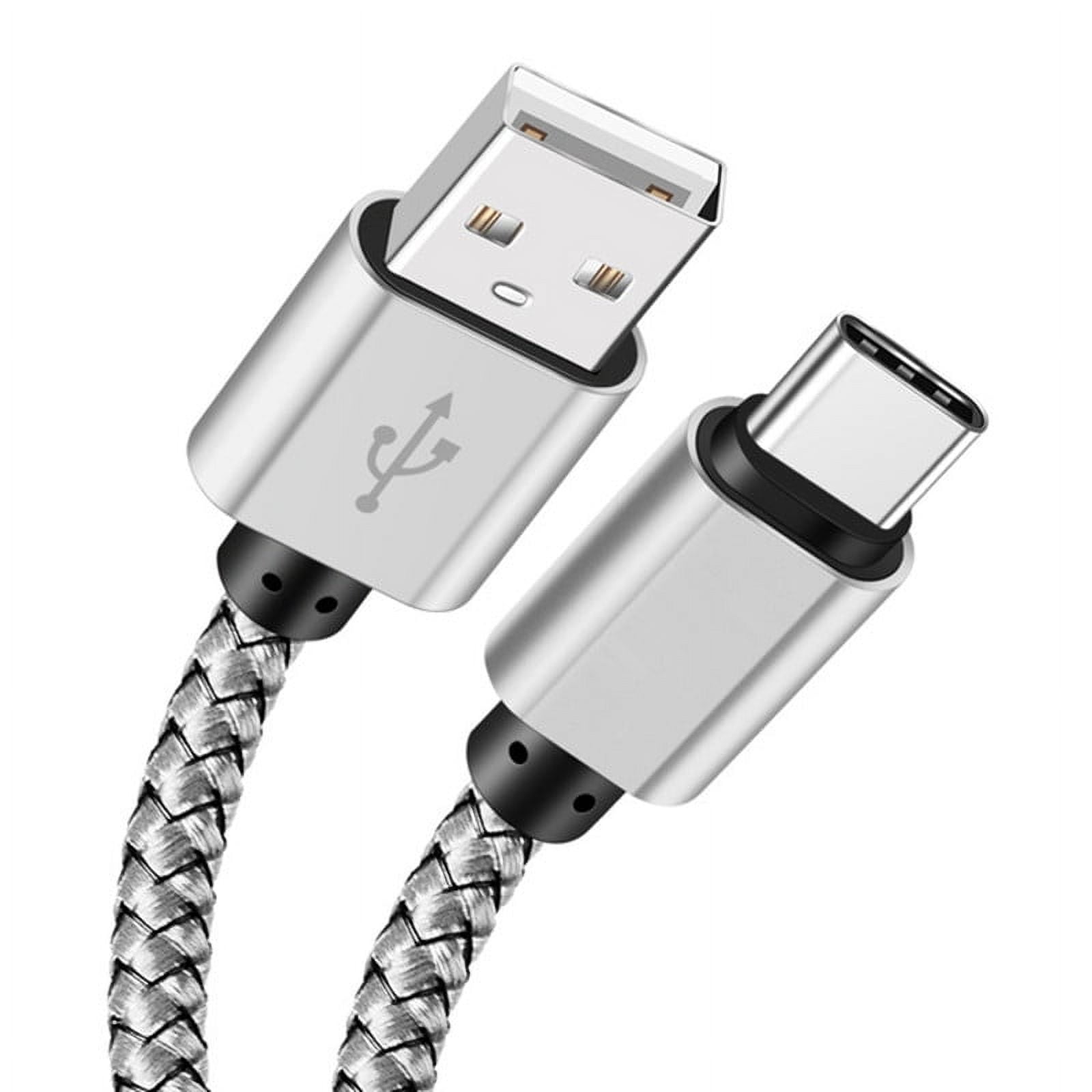 USB A to Type C Charging Cable 2A Fast Charger Nylon Data Cable 1M 2M ...