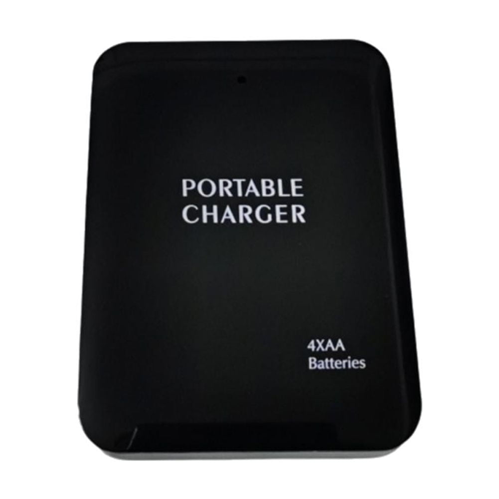 USB AA Battery External Case Emergency Charger with LED Light for ...