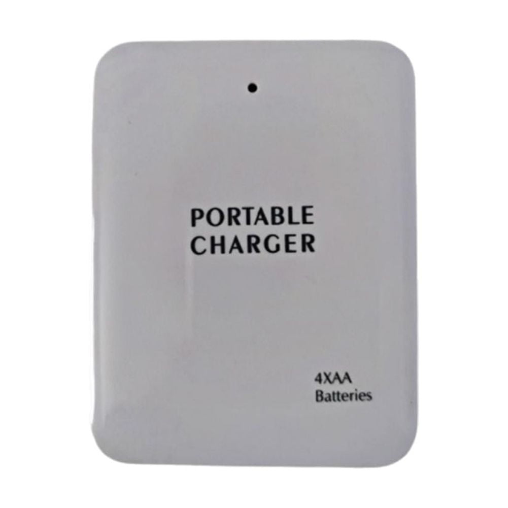 USB AA Battery External Case Emergency Charger with LED Light for ...