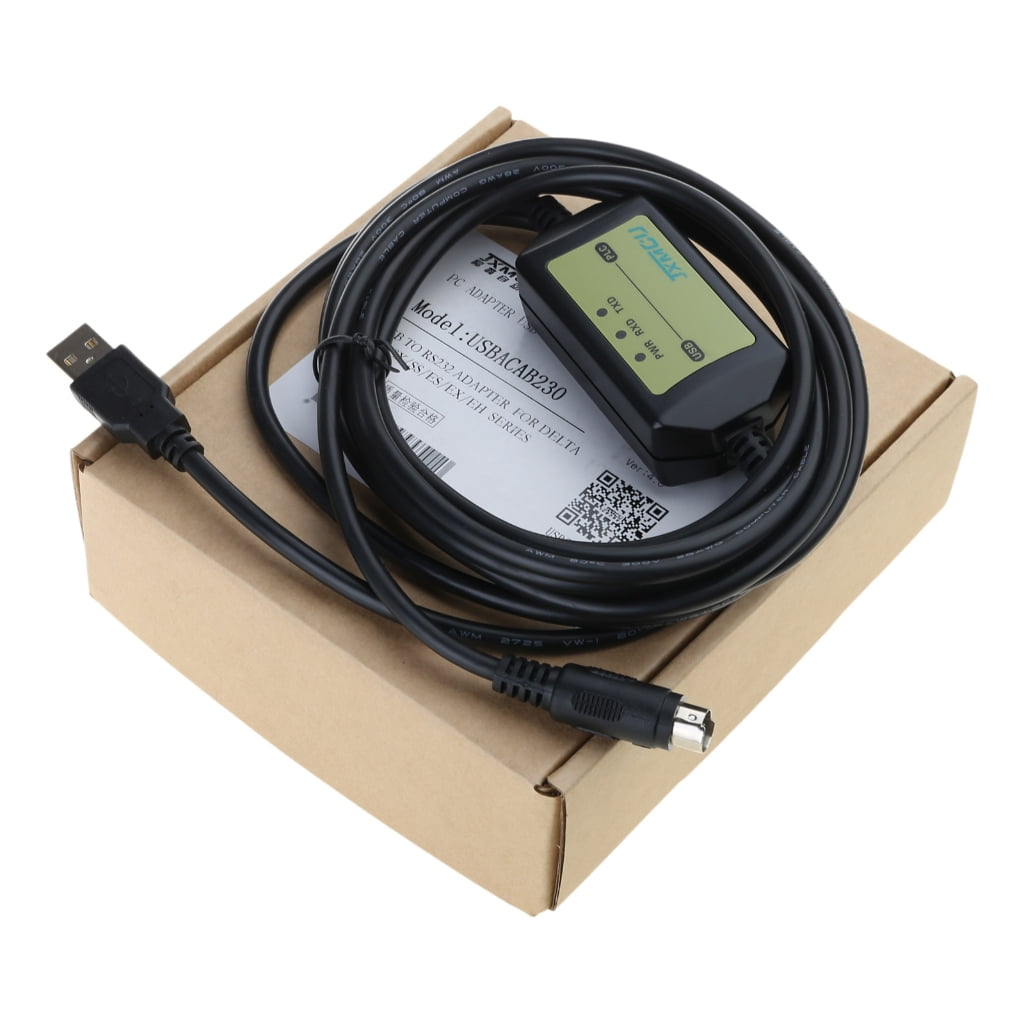 USB-ACAB230 for Delta PLC Programming Cable For USB-DVP ES EX EH EC SE ...