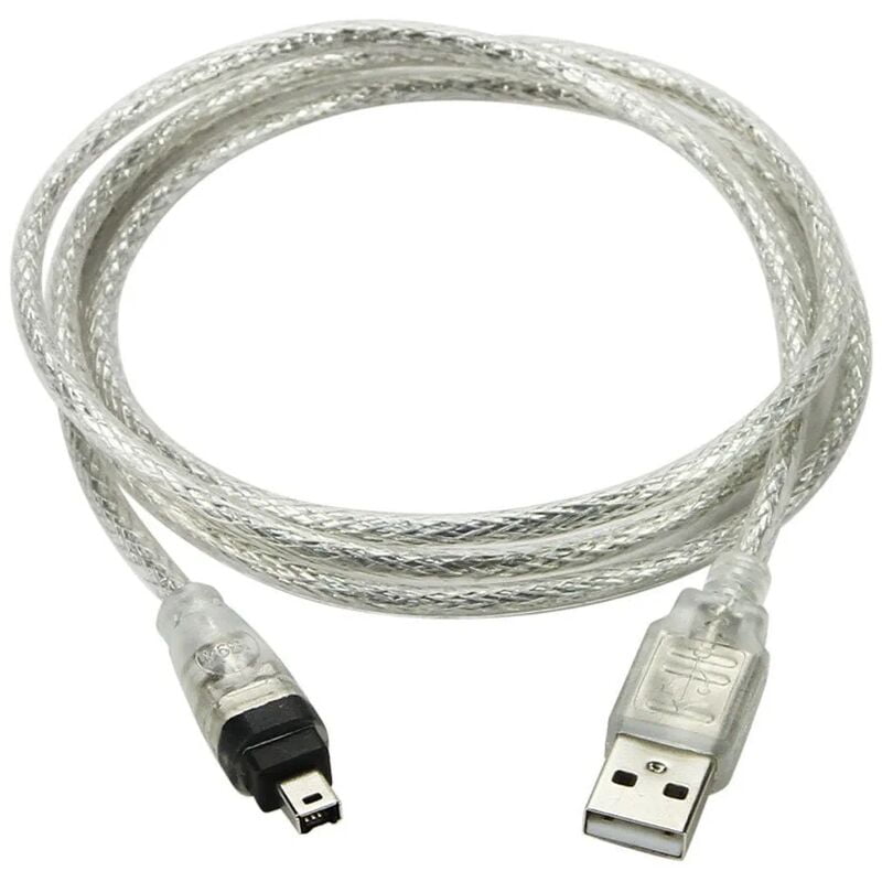USB AM to 4P 1394 Point IEEE1394 FireWire Cable USB to 4P DV Camera ...