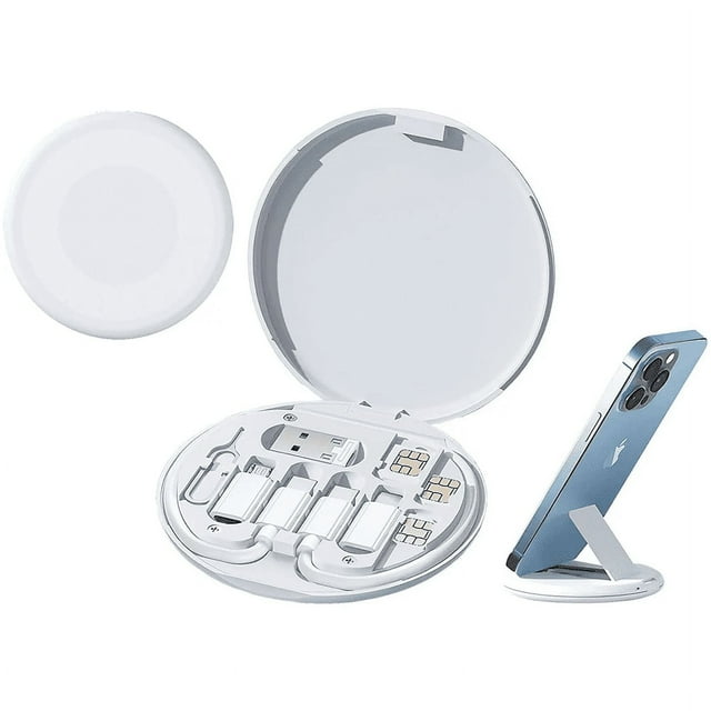 USB Adapter Cable,XUDUO 9-in-1 Cable Case USB C Type-C Micro Lightning ...