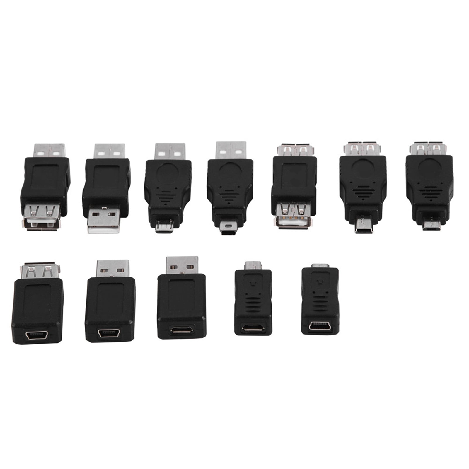 USB Adapter Kit,USB Connectors,Pack of 12 Pcs Multiple USB2.0 Adapters ...