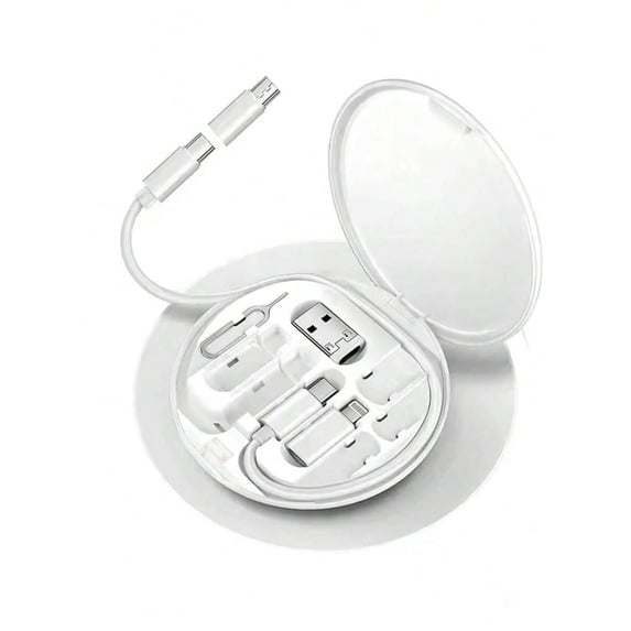 USB Adapter Kit with Multi Charging Cables & Phone Holder Stand ...