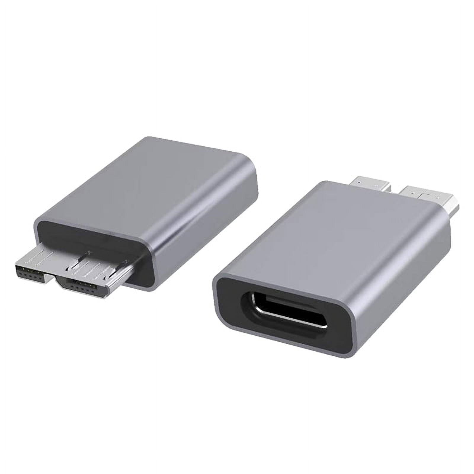 USB Adapter Type C Female to USB 3.0 Micro B Male connector - Walmart.com