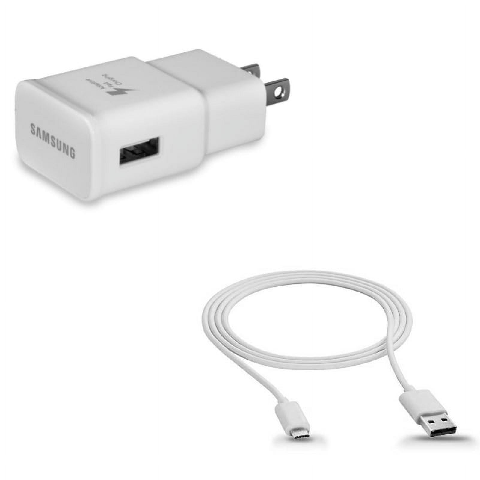 USB Adaptive Fast OEM Home Charger w Power Cord MicroUSB 6ft USB Cable ...