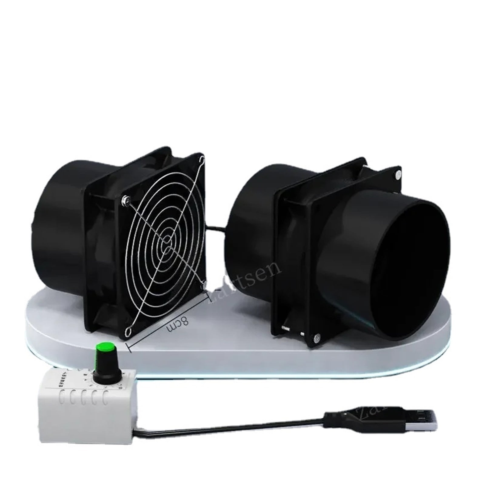 USB Adjustable Speed Solder Smoke Absorber ESD Fume Extractor Fan Pipe ...