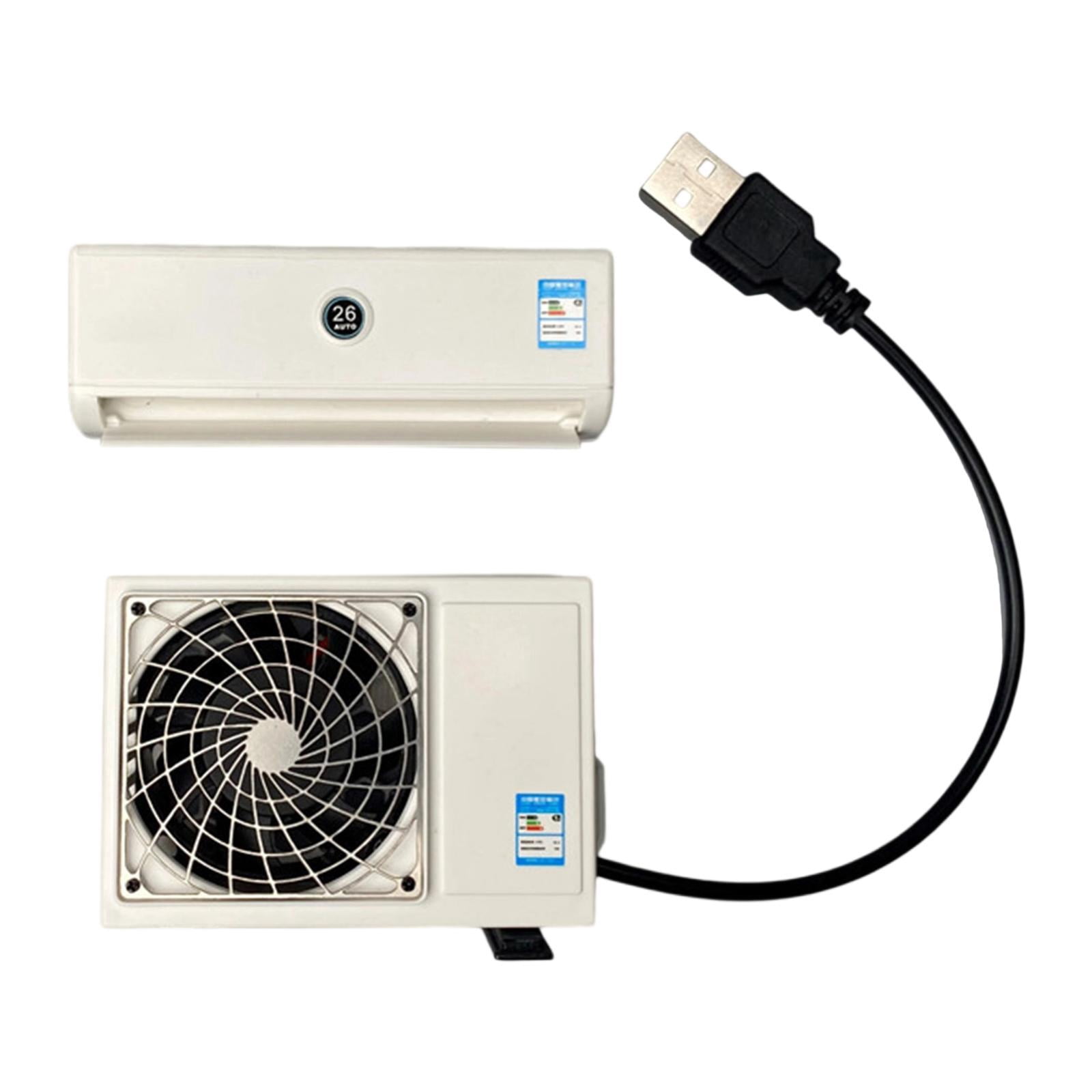 USB Air Conditioner Unit Miniature Collectibles 7.6cm Realistic Design ...