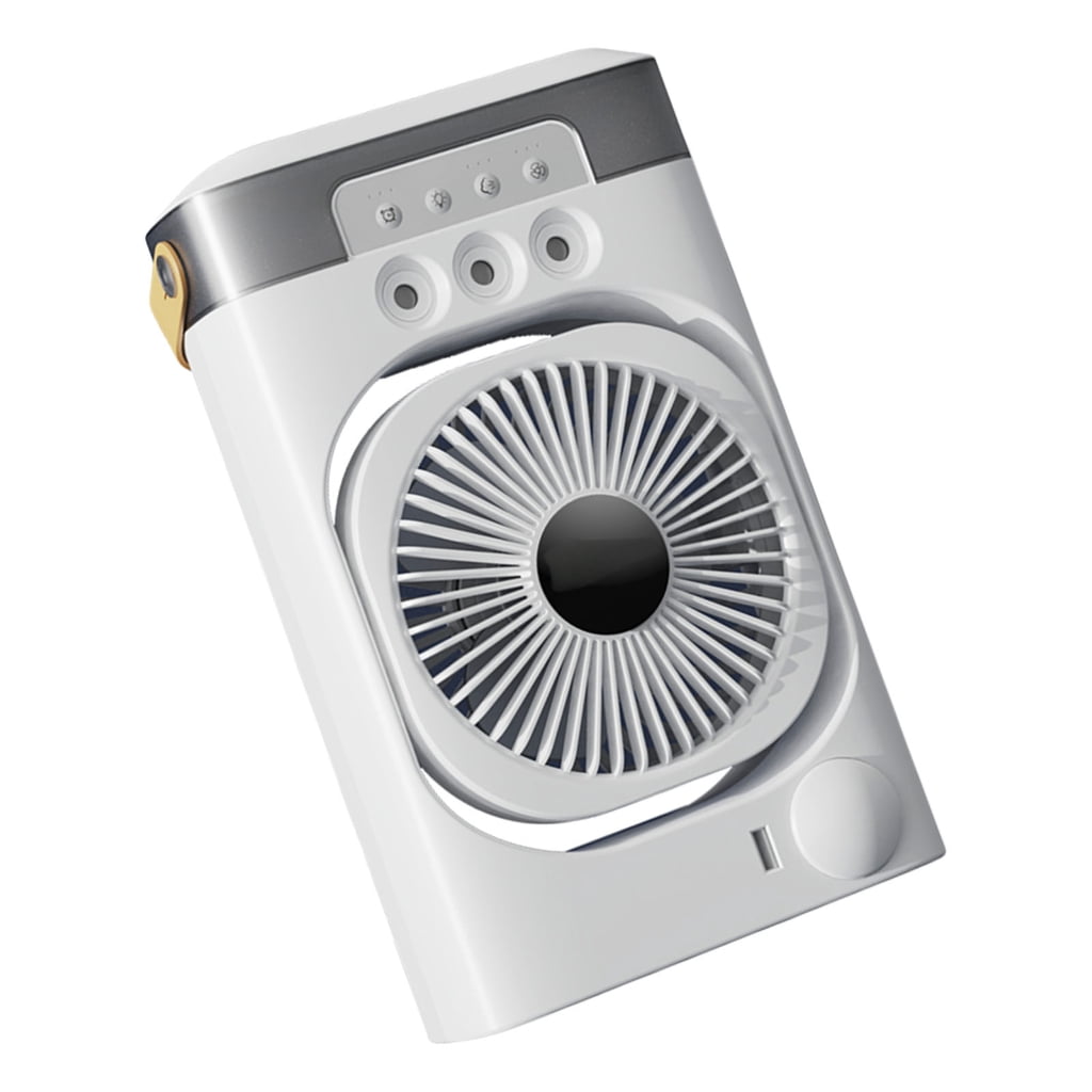 USB Air Conditioning Portable Desktop Cooling 3 Speed Fan with 7 Color ...