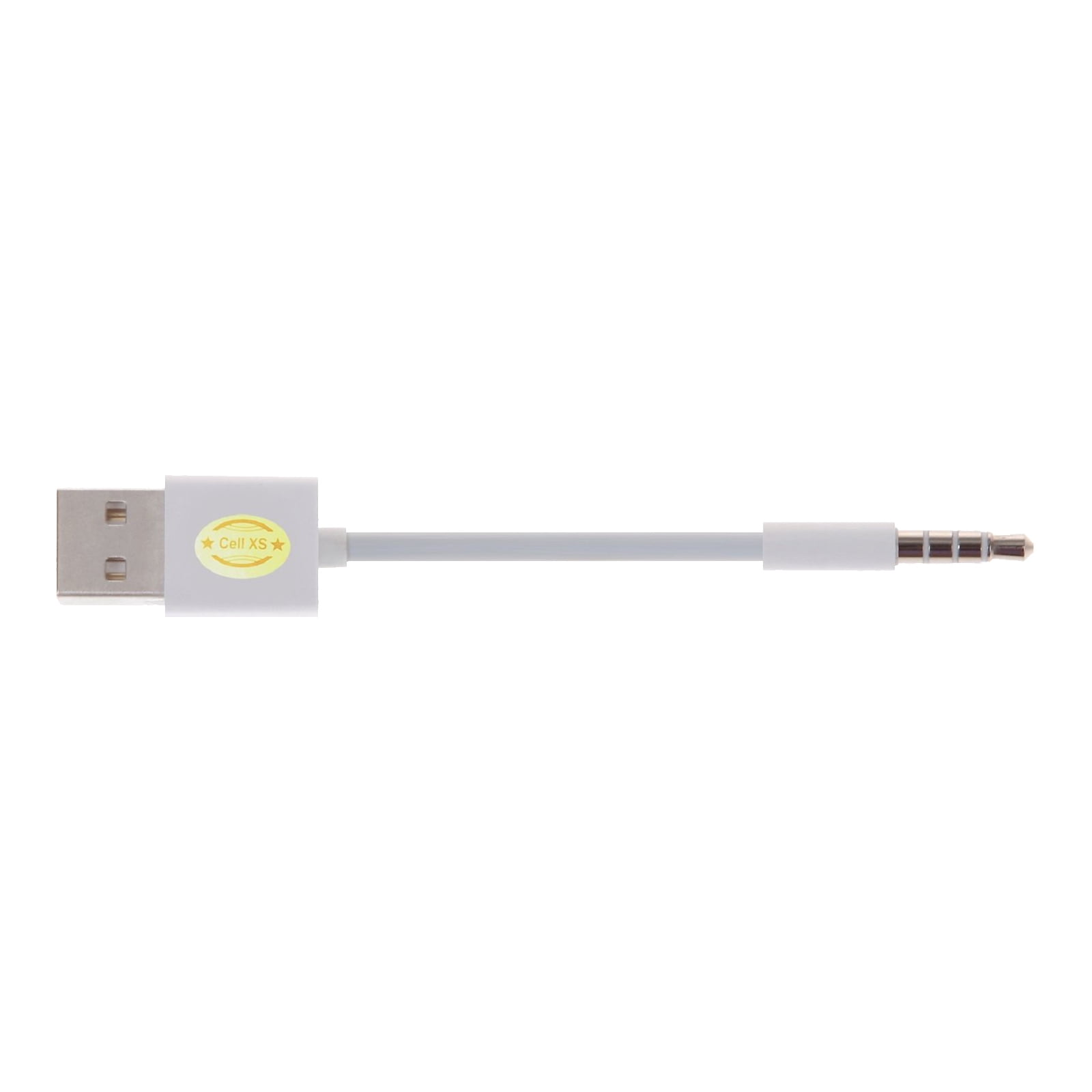 USB Audio Cable for iPod Shuffle- White - Walmart.com