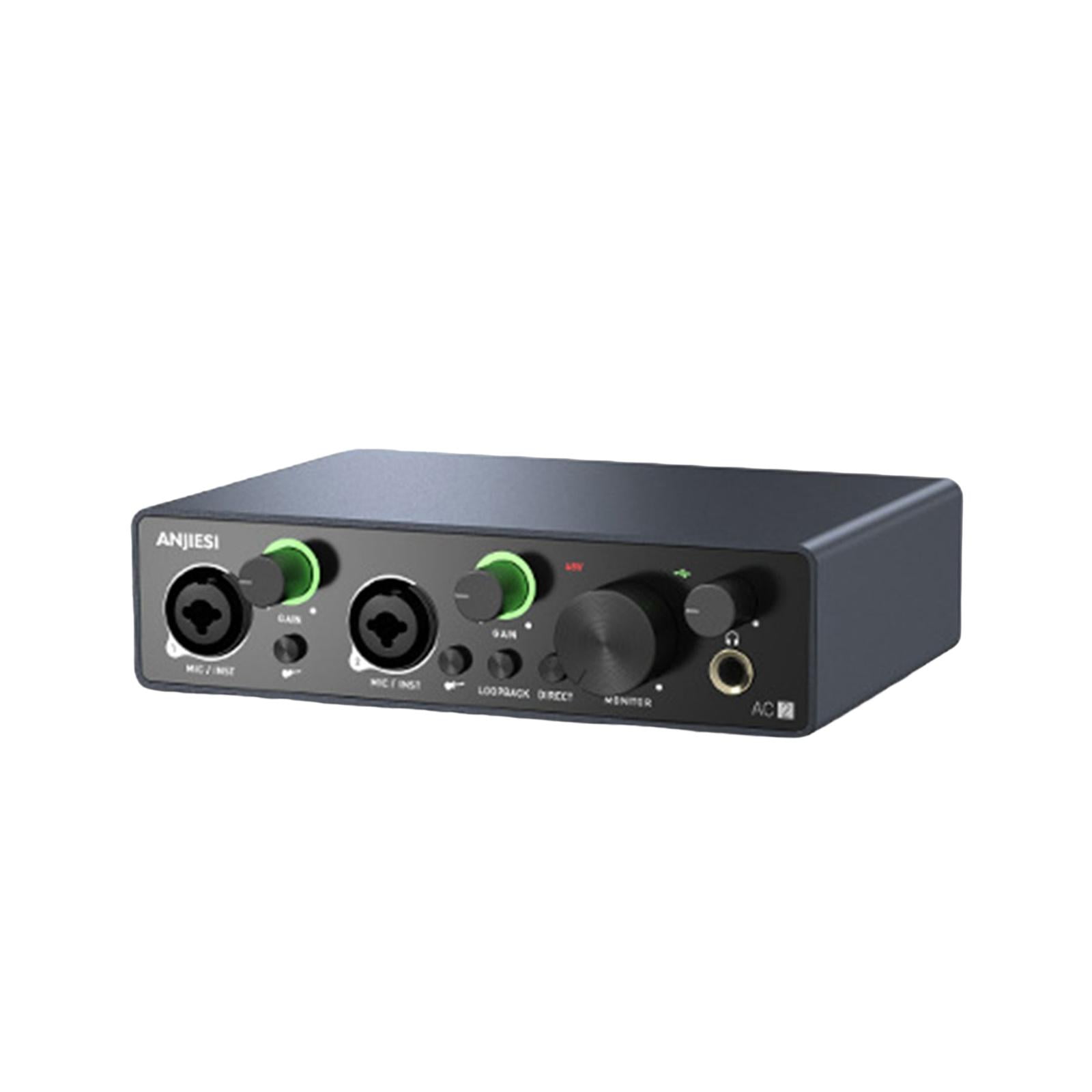 USB Audio Interface Plug and Play Loopback for Podcasting Producer ...