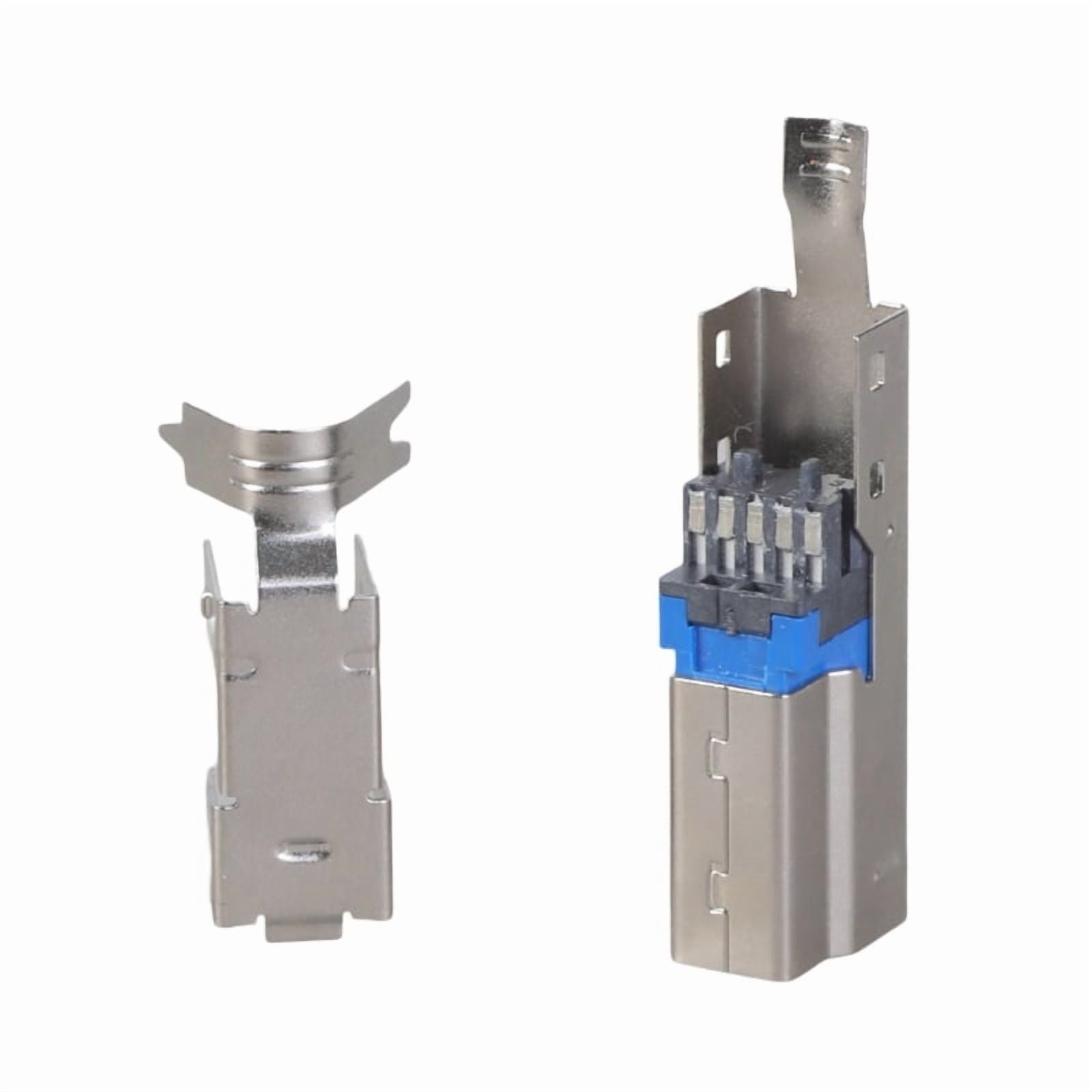 USB B Type B Male Plug Housing for DIY Cable Repair and Printer Data ...