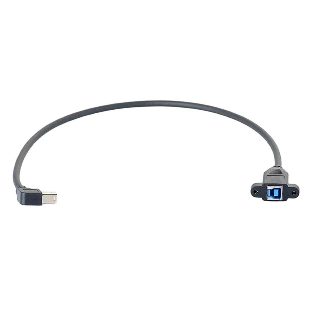 USB B Type Male To Panel Mount Female Cable 50cm Fast Speed Data ...