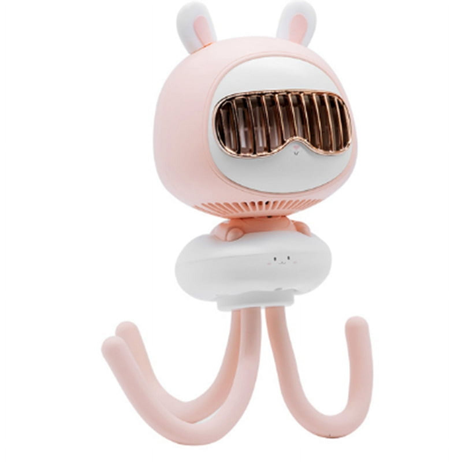 USB Baby Stroller Fan 3600MAh Battery Wireless Electric Air Cooler Hand ...