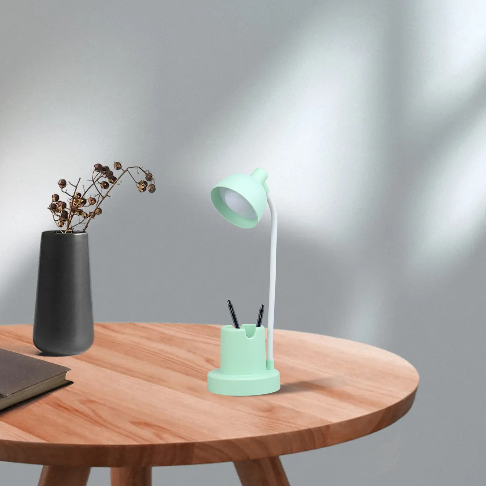 USB Bedside Table Desk Lamp With USB Charging Ports LED For Bedroom ...