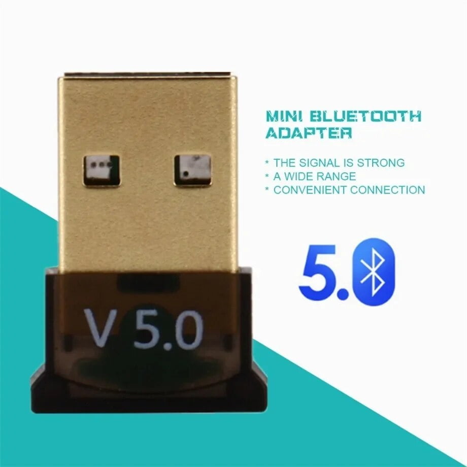 USB Bluetooth 5.0 Adapter Dongle High Speed Transmitter Mini Bluetooth ...