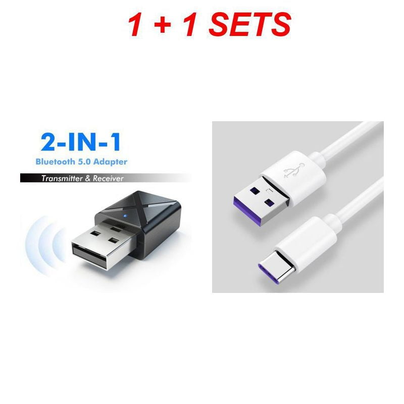 USB Bluetooth 5.0 Transmitter Receiver For TV PC Car USB Wireless ...