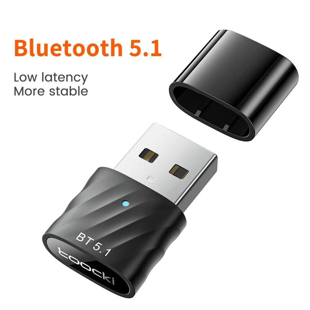 USB Bluetooth Adapter Bluetooth 5.1 Wireless BT Receiver Transmitter ...