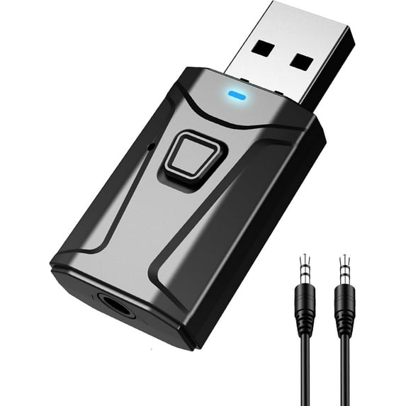 USB Bluetooth Adapter for Car, Bluetooth Transmitter Receiver Plug ...