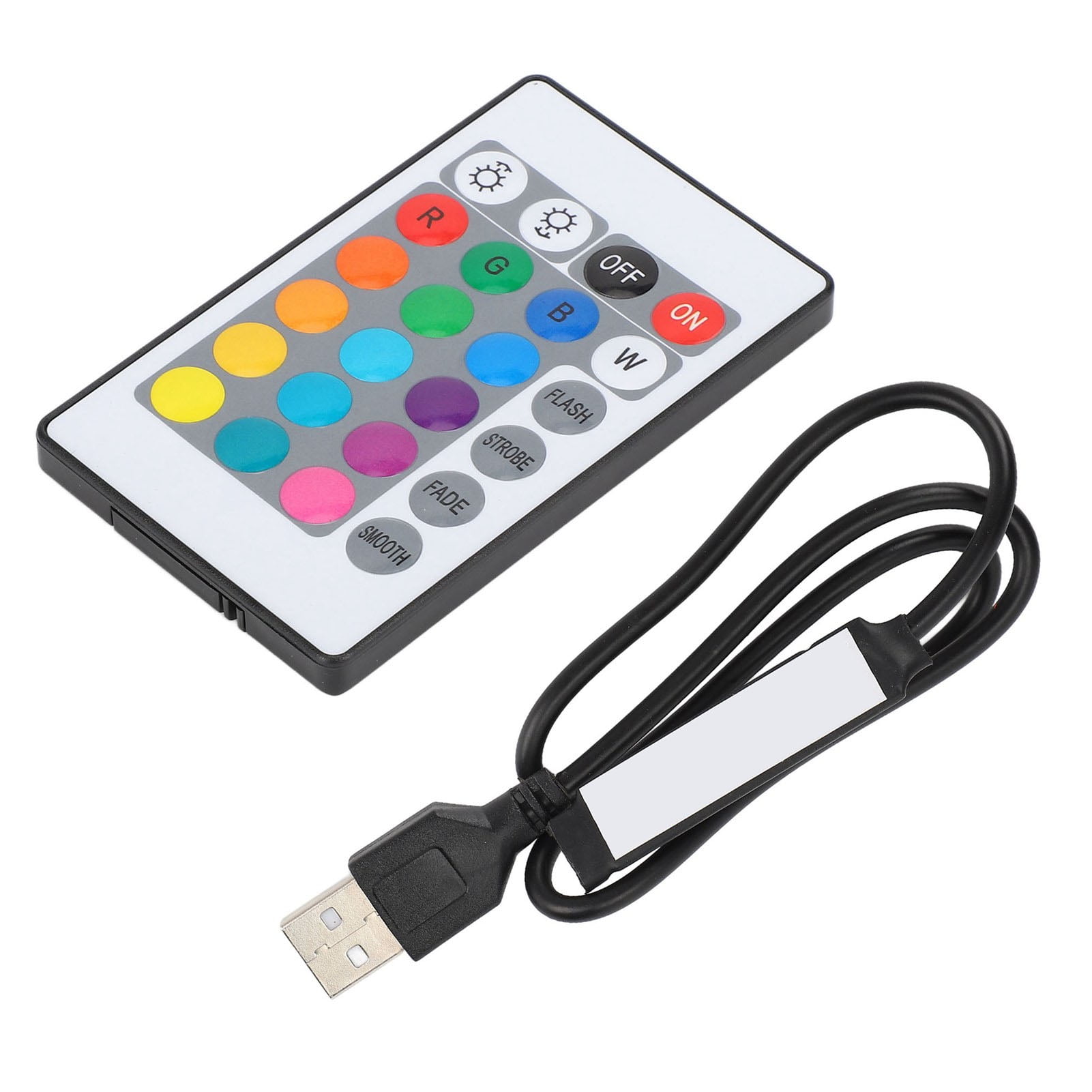 USB Bluetooth RGB Light Strip Controller with Remote Control for 4 Pin ...