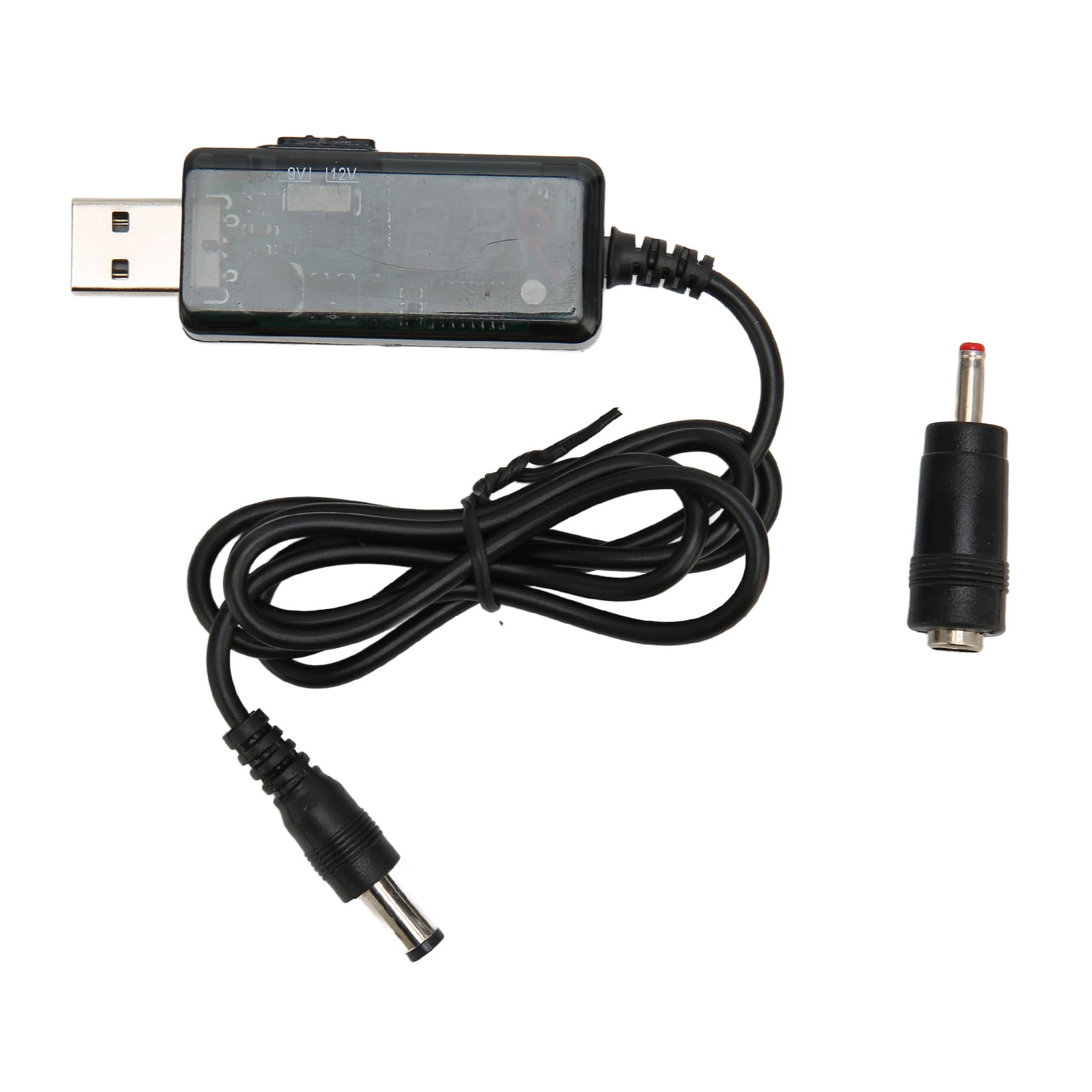 USB Boosting Cable 5V to 9V 12V Adjustable Portable DC USB Step Up Cord ...