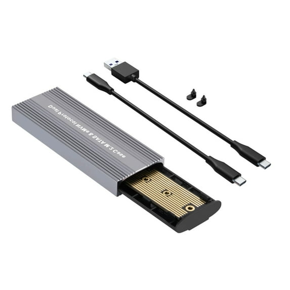USB C 10Gbps Metal HDD Enclosure for PCIe M.2 Drives Toolless ...