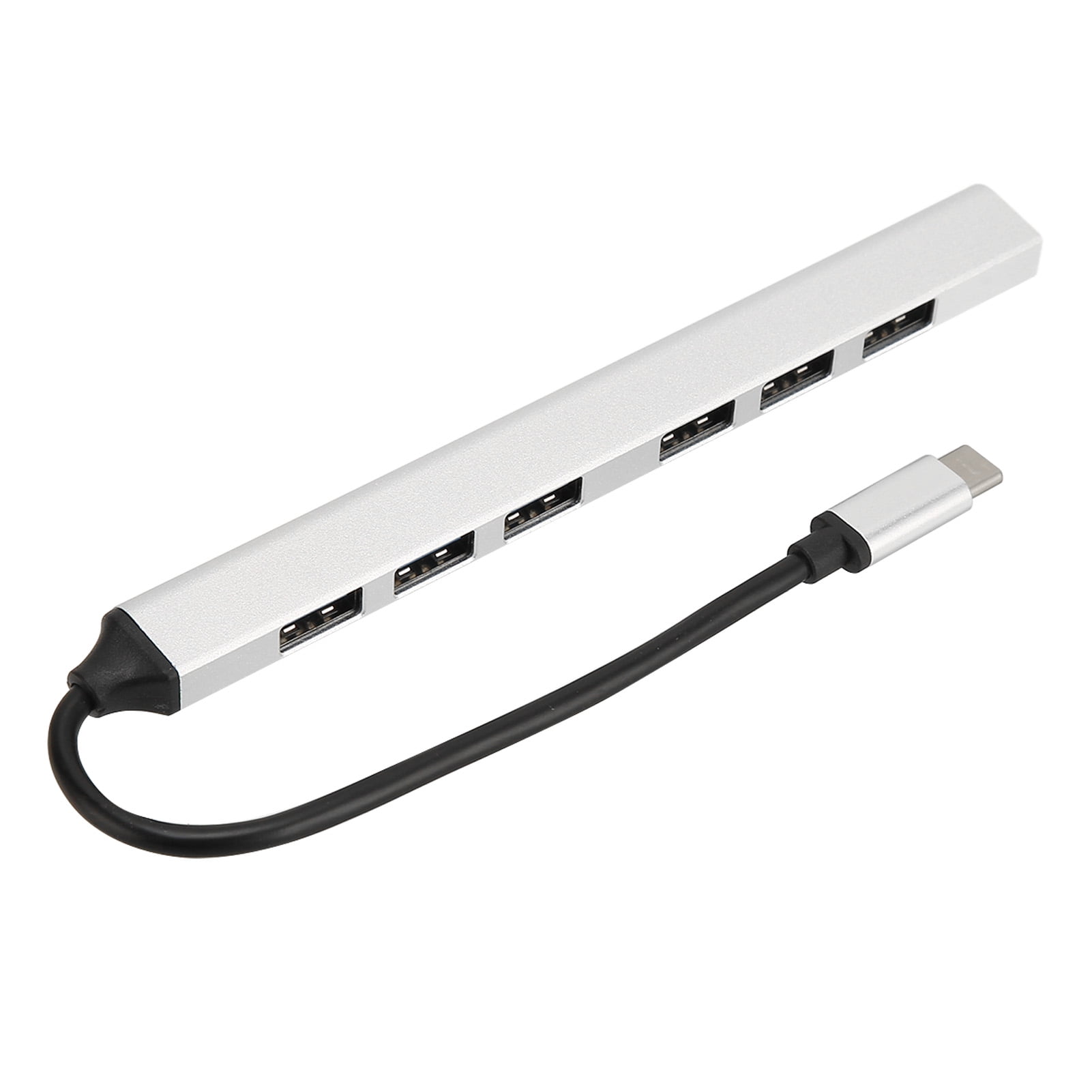 USB C 3.0 Hub Aluminium Alloy 7 Ports 5.0Gbps Type C Hub Expander for ...