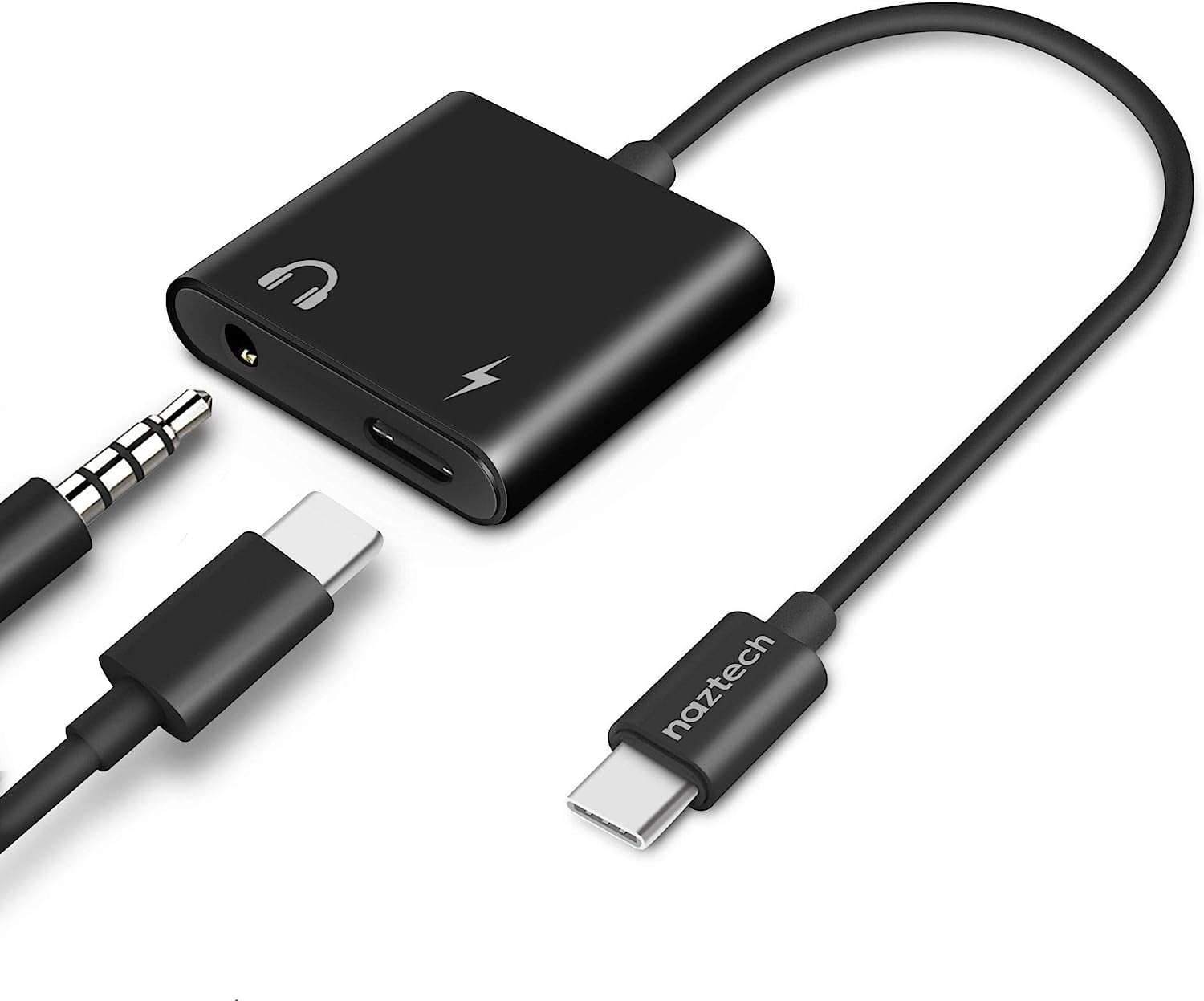 USB-C & 3.5mm Audio + Charge Adapter [Listen to Music While Charging ...