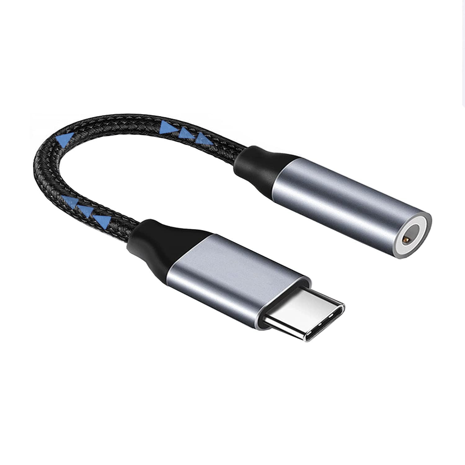 USB C to 3.5mm Dongle Adapter, Type C Headphone Audio Jack Cable Cord ...
