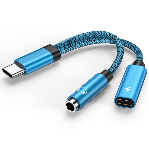 ELARA- 2 In 1 Type-C Usb C To 3.5Mm Aux Audio Headphone Jack Adapter ...