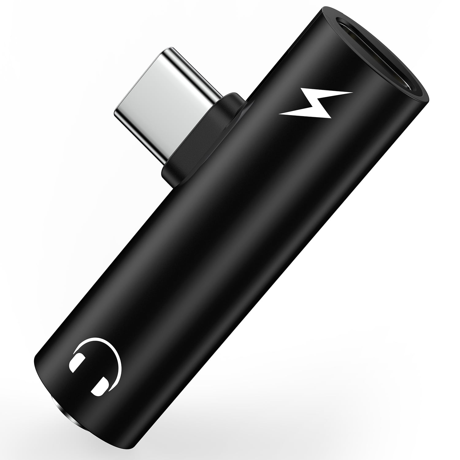 USB C to 3.5mm Headphone and Charger Adapter,ABCPOW 1Pack 2 in 1 USB C ...