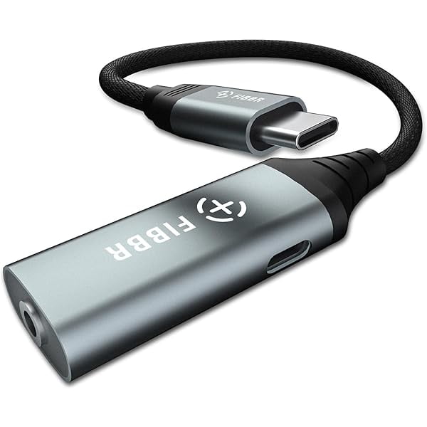 USB C to 3.5mm Headphone and Charger Adapter with PD 60W Stereo Fast ...