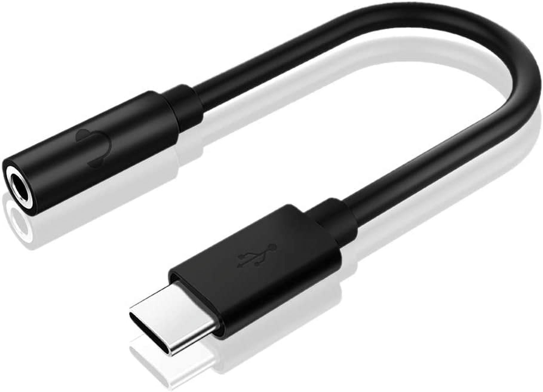 USB C to 3.5mm Headphone Jack Adapter,Hi-fi Sound Quality Portable Type ...