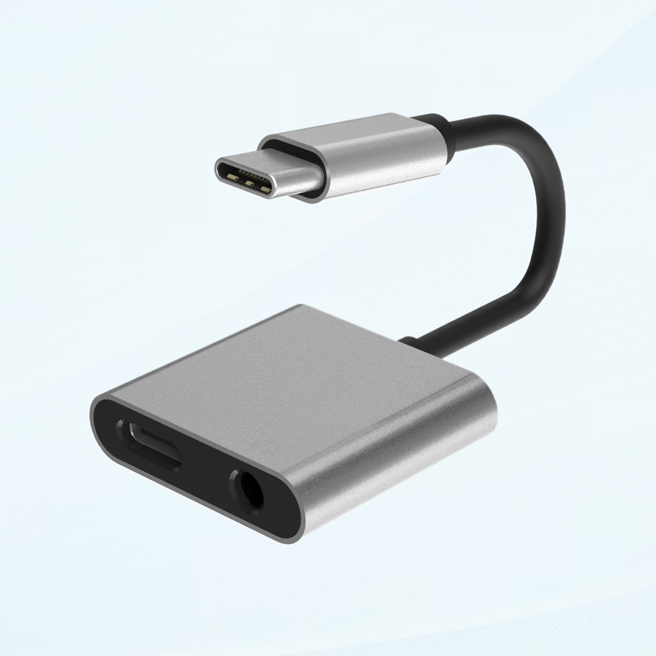 USB C to 3.5mm Headphone Jack Adapter, PD/QC Fast Charging, ivos Type-C ...