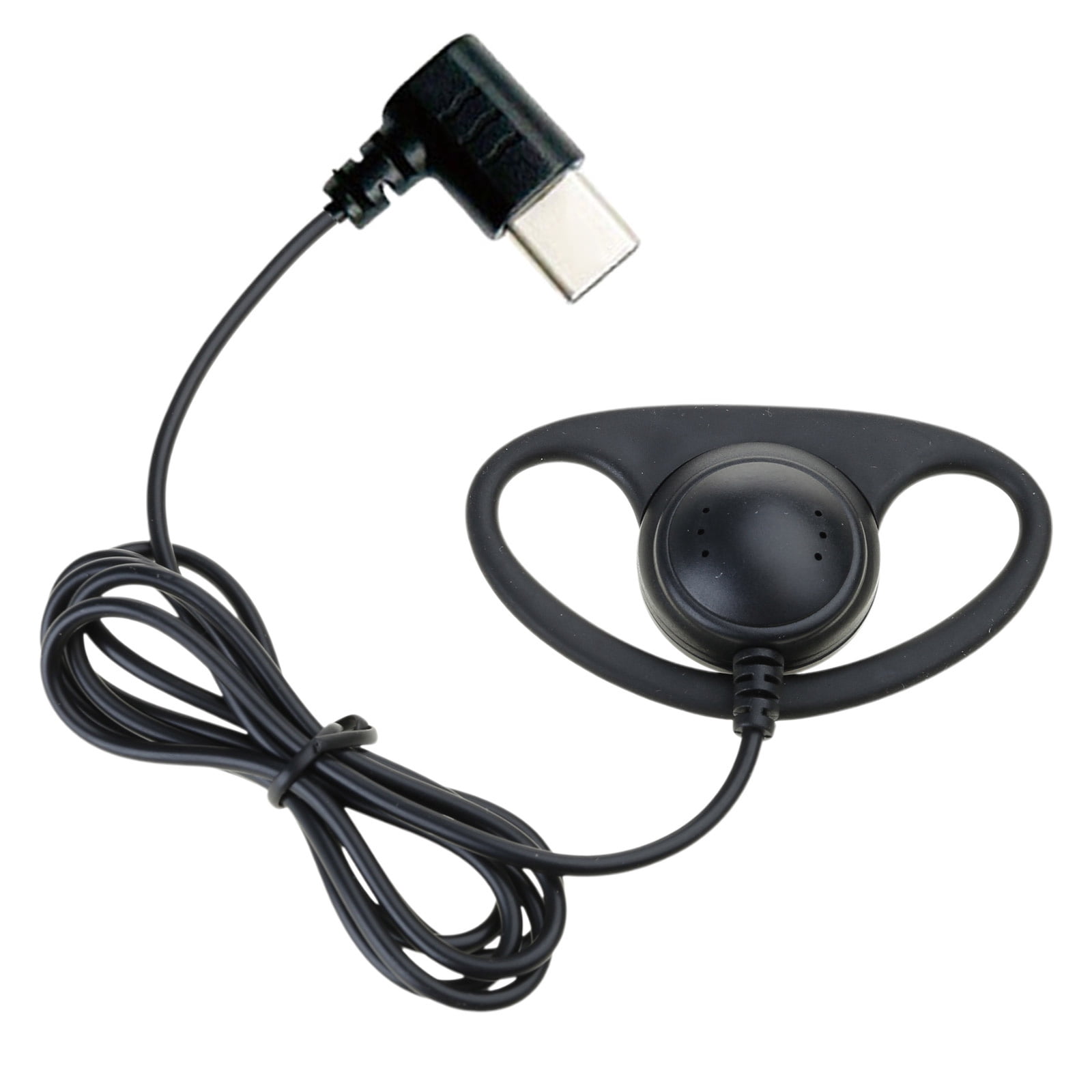 USB C/3.5mm Single Side Ear Hook Earphone Earbud Headsets for Tablet ...