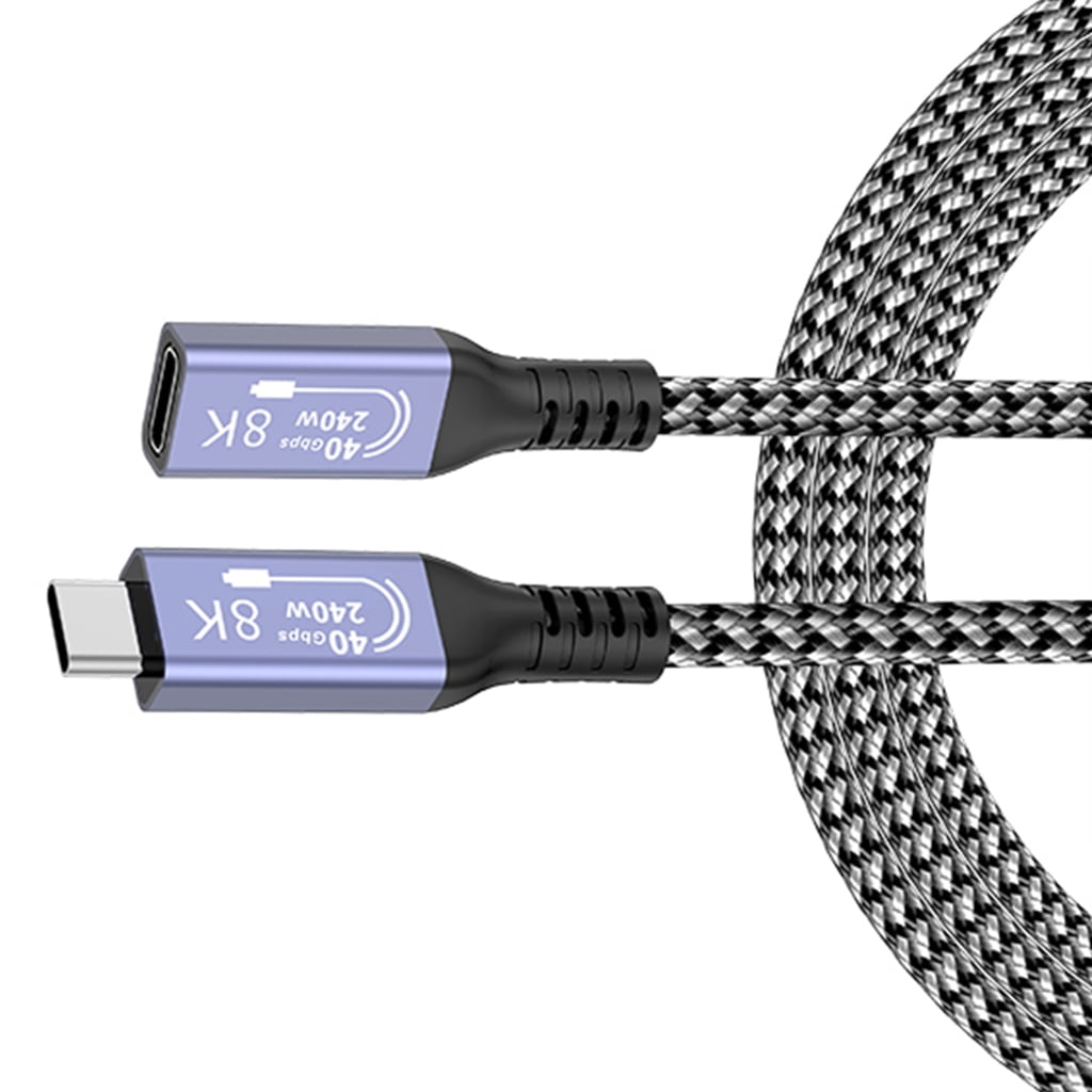 USB C 4 Data Cable Type C Extension Cable Highly Speed 40Gbps Data ...